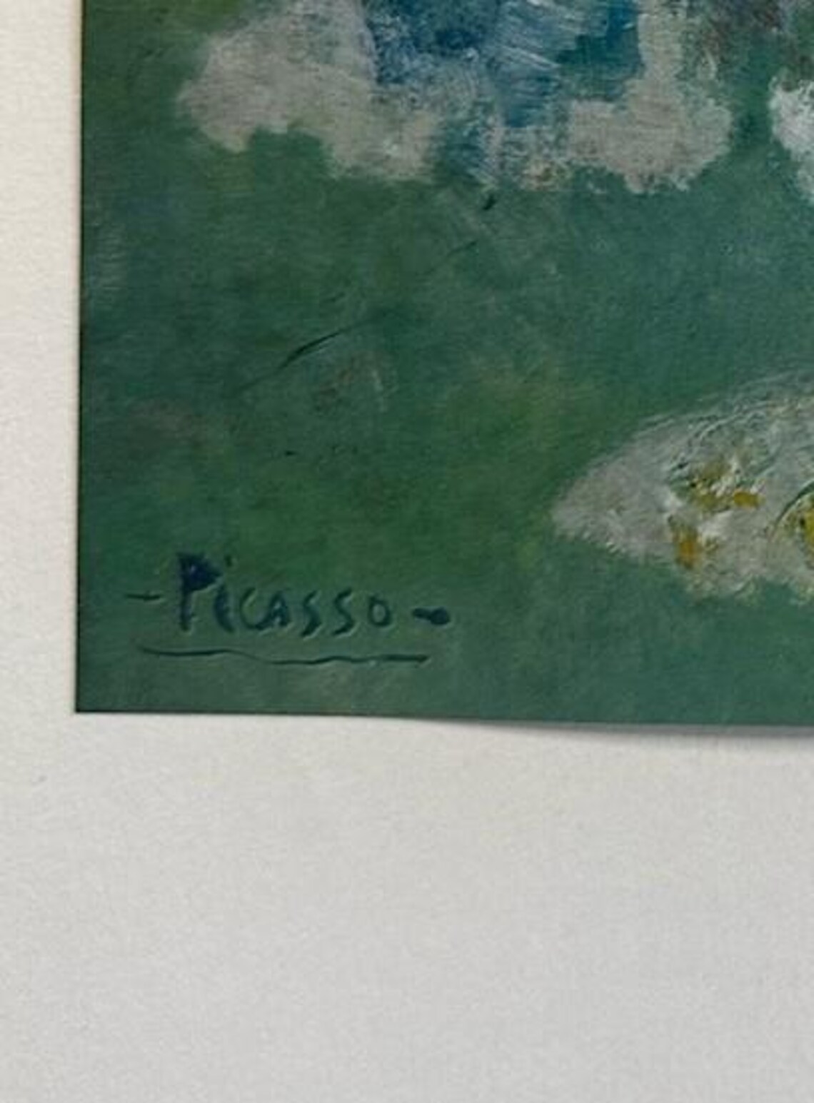Pablo Picasso Blue Period Print 1901-1905 Les Courses, Paris, 1901 ...