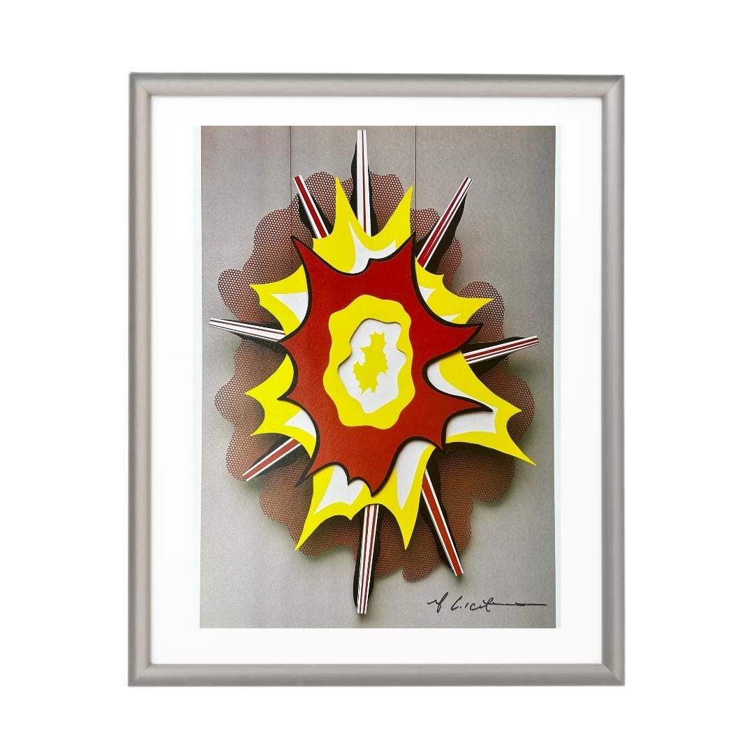 Roy Lichtenstein Print Explosion N.1, 1965, Signed Screenprint, Pop Art ...