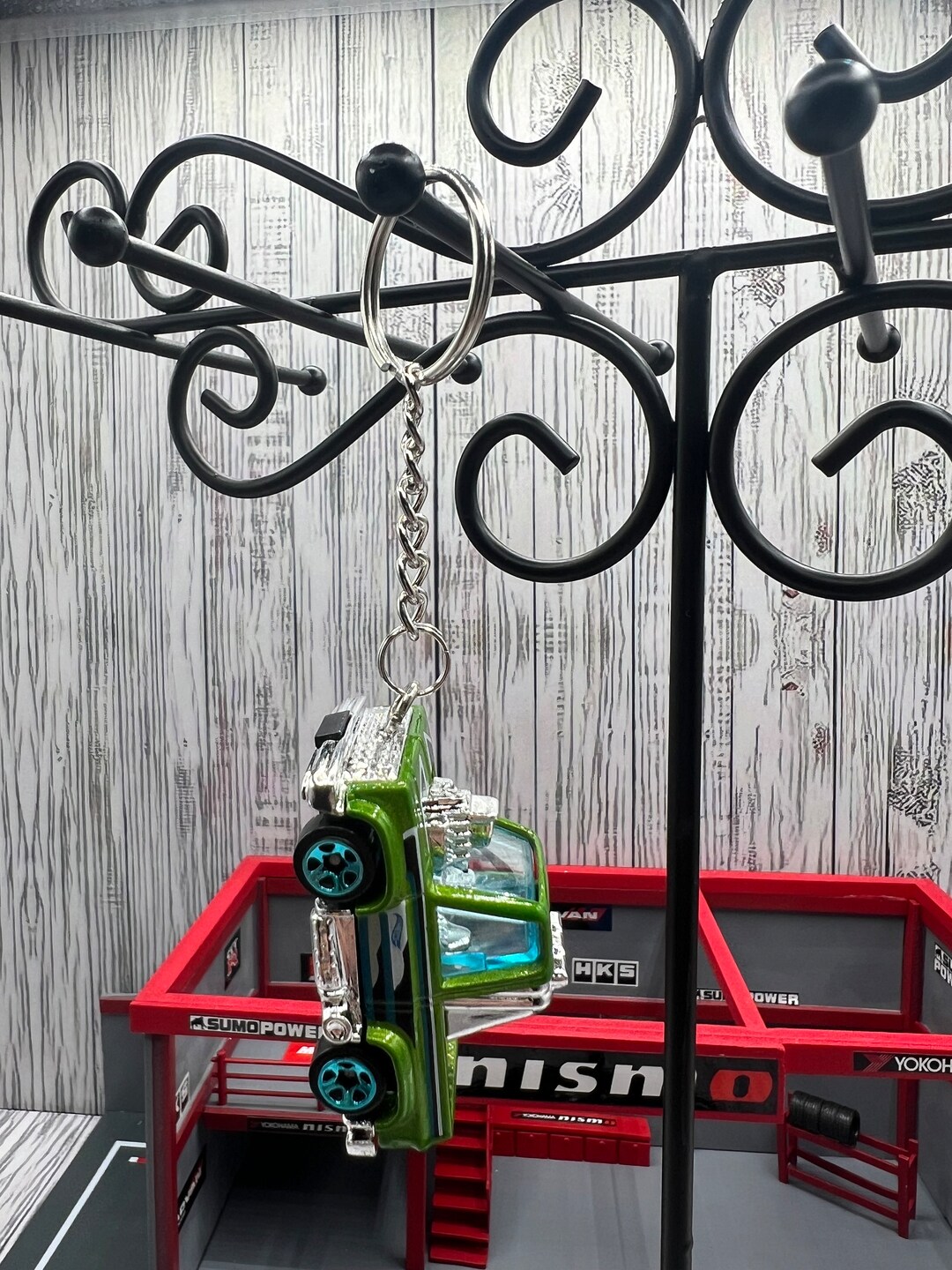 Custom Made Hot Wheels Key Chain Green 83 Chevy Silverado - Etsy