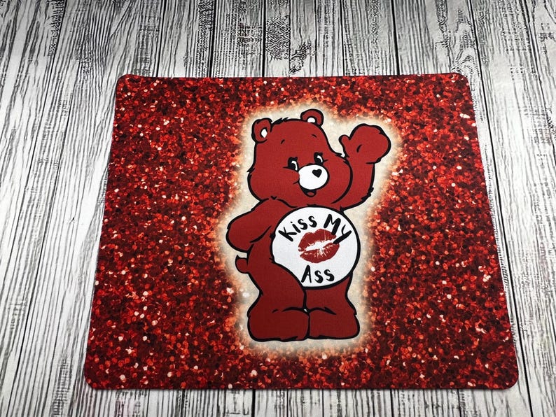 Kiss My A.. Care Bears 9x8 Custom Made Mouse Pad - Etsy