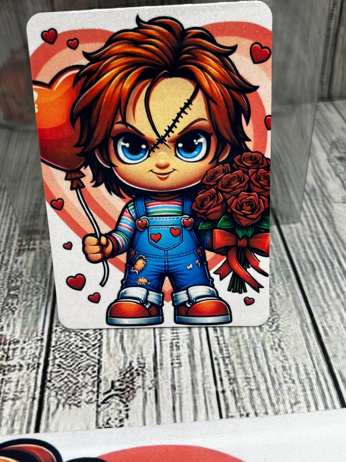 Chucky Valentines Day 9x8 Custom Made Mouse Pad and 3x4 Magnet ...