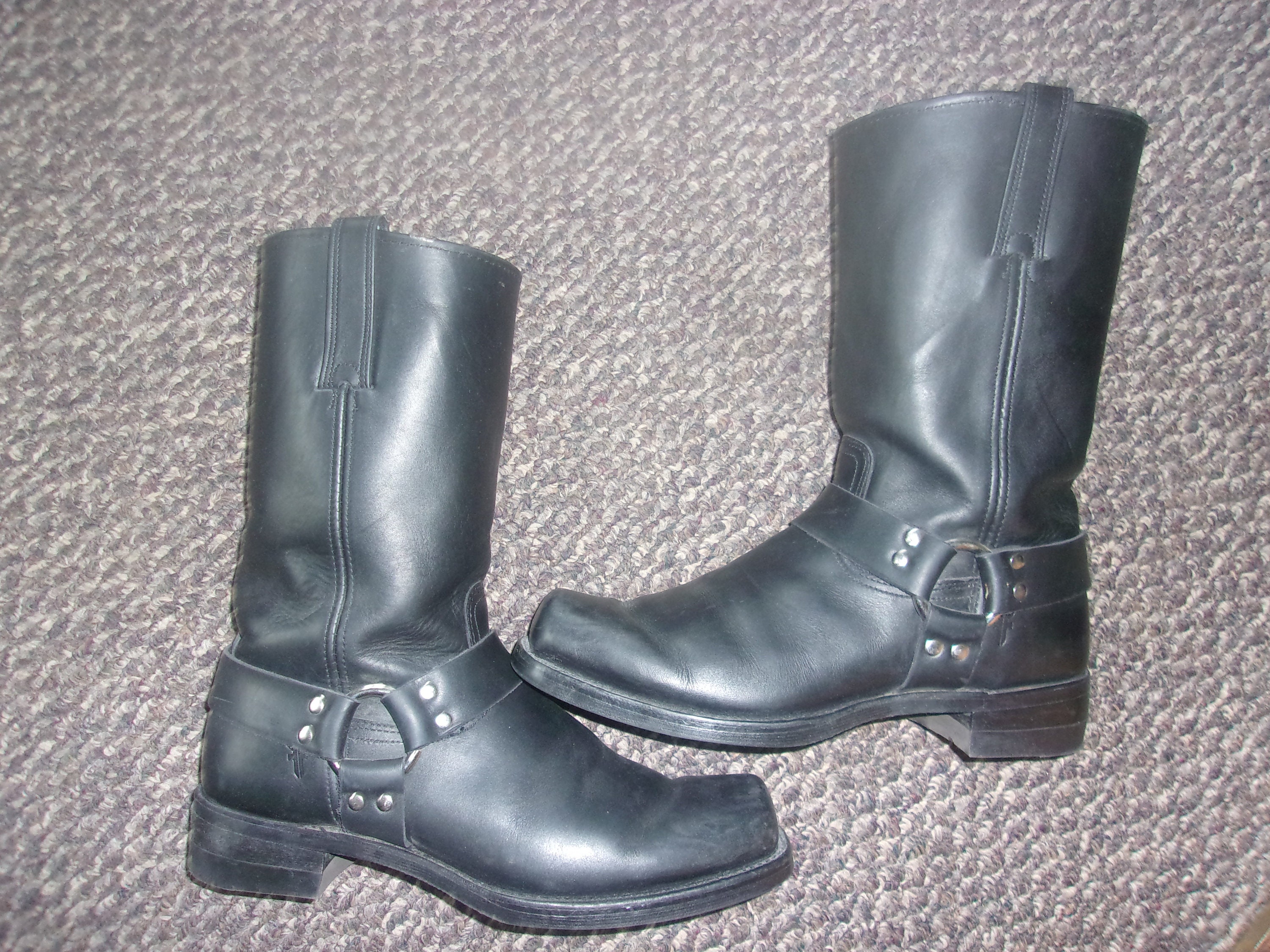 Men's Vintage FRYE Harness Boots 12R Motorcycle Boots - Etsy