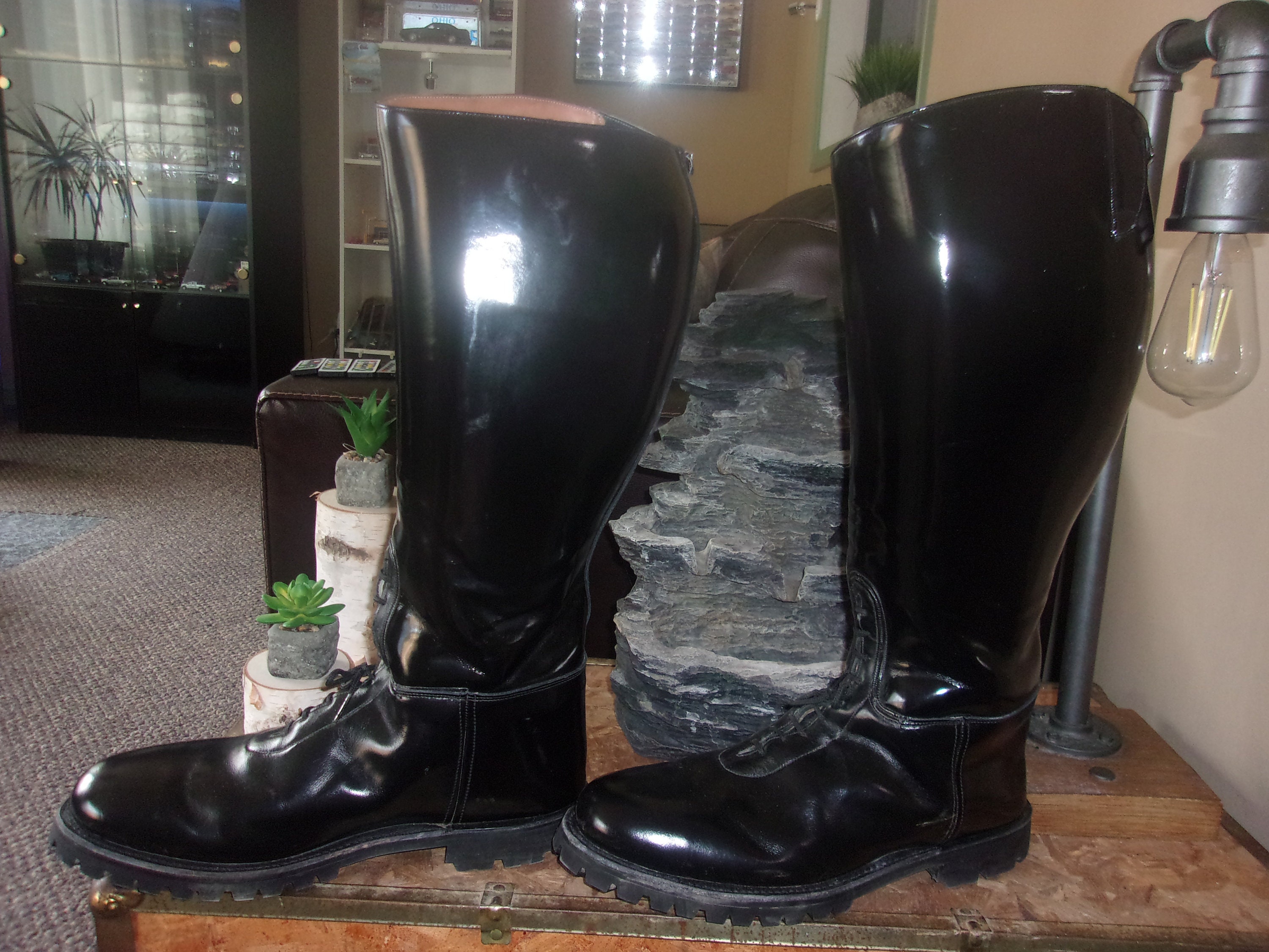 Dehner Boots CHP Police Boots Motorcycle Police Boots Bal-lace - Etsy