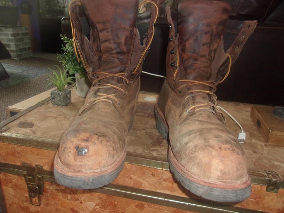 Red Wing LoggerMax Trashed Logger Boots GRUNGE BOOTS … - Gem