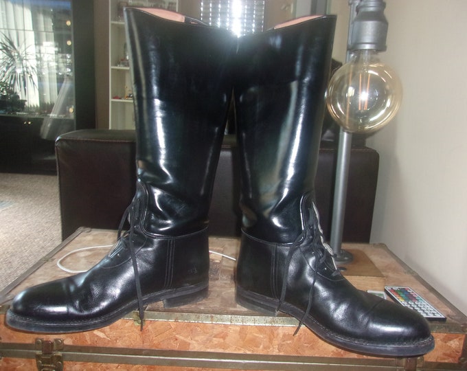 Dehner Boots CHP Police Boots Motorcycle Police Boots Bal-lace - Etsy