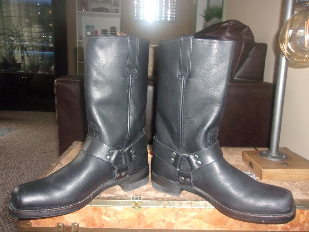 Men's Frye Harness Boots Motorcycle Boots AS NEW RARE 11.5 W - Etsy
