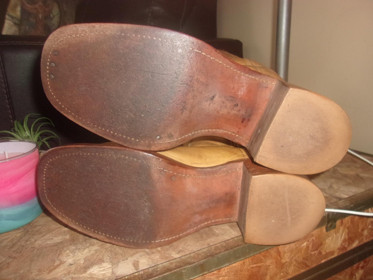 Vintage Men's FRYE BLACK LABEL Campus Boots #2552 Harness Motorcycle ...