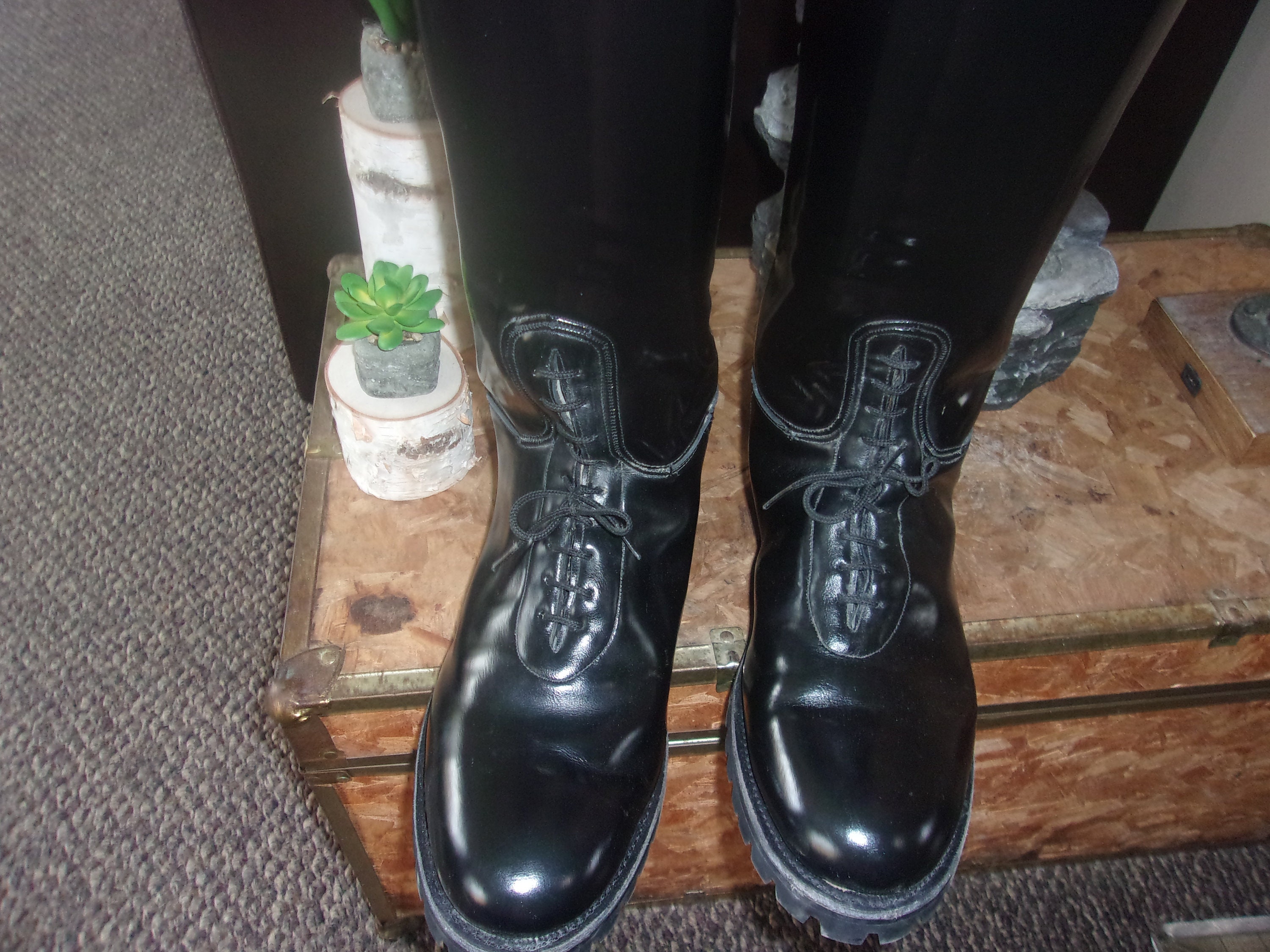 Dehner Boots CHP Police Boots Motorcycle Police Boots Bal-lace - Etsy