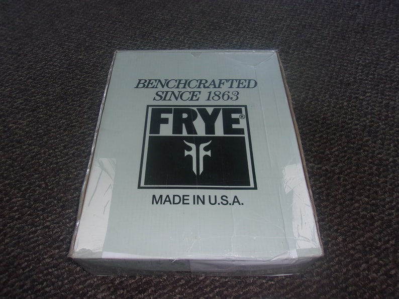 NEW Vintage Frye Campus Boots LEATHER SOLES and Heels Motorcycle Boots ...