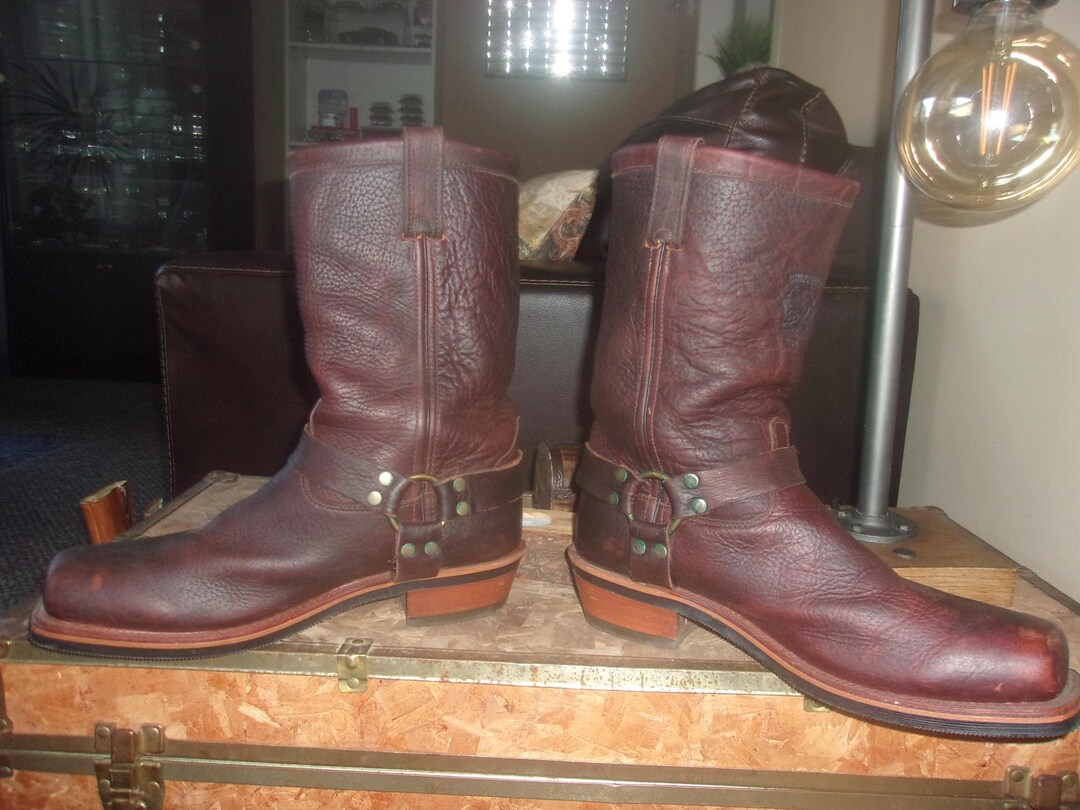 Chippewa BISON Harness Boots Motorcycle Boots USA MADE Biker Boots ...