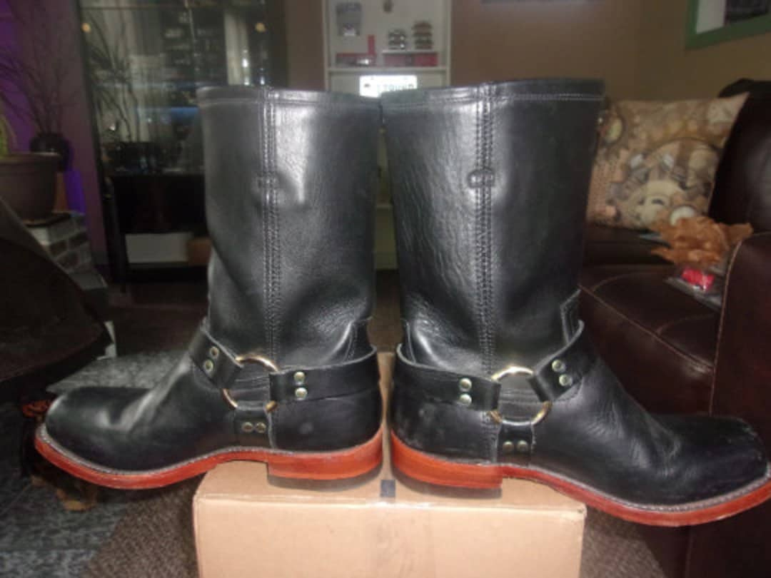 Men's Frye LIMITED EDITION ARTISANAL Harness Engineer Boots Rare ...