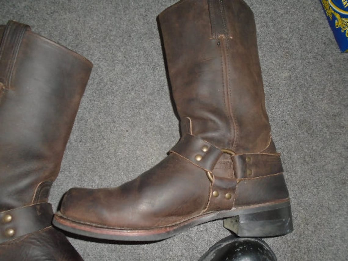 Men's Frye Harness Boots Motorcycle Boots GRUNGE Biker - Etsy