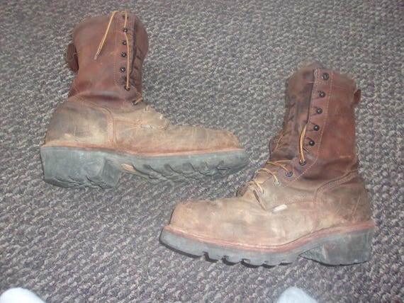 Red Wing LoggerMax Trashed Logger Boots GRUNGE BOOTS … - Gem