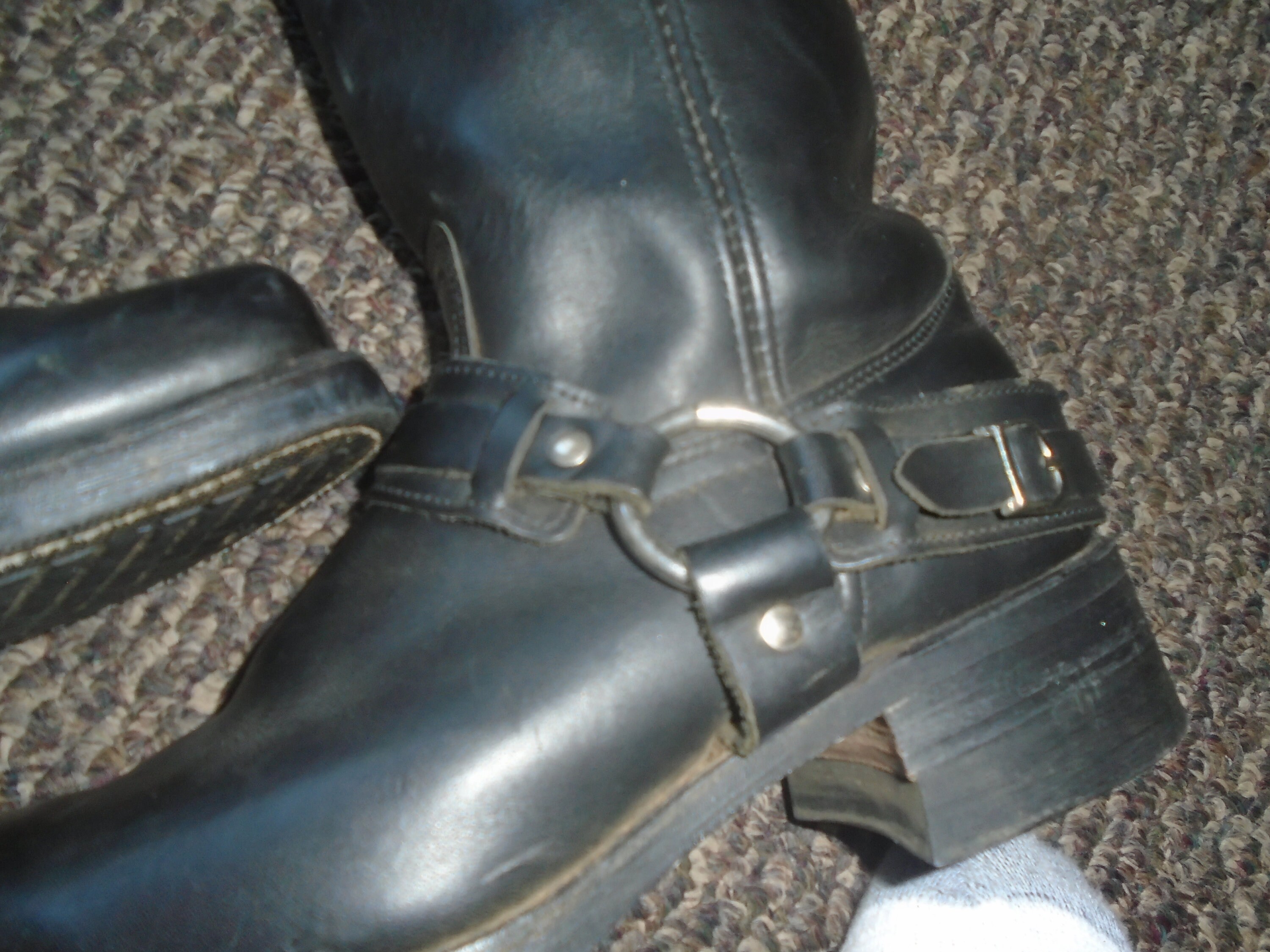 Men's FRYE BELTED HARNESS Men's Frye Harness Boots Motorcycle Boots ...