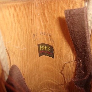 Vintage Men's FRYE BLACK LABEL Campus Boots #2552 Harness Motorcycle ...