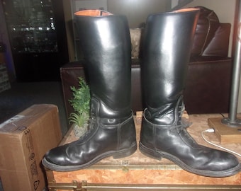 Boots CHP Police Boots Motorcycle Police Boots DEHNER - Etsy