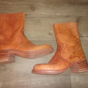 Vintage Frye BLACK LABEL DINGO Campus Boots Harness Motorcycle Boots ...