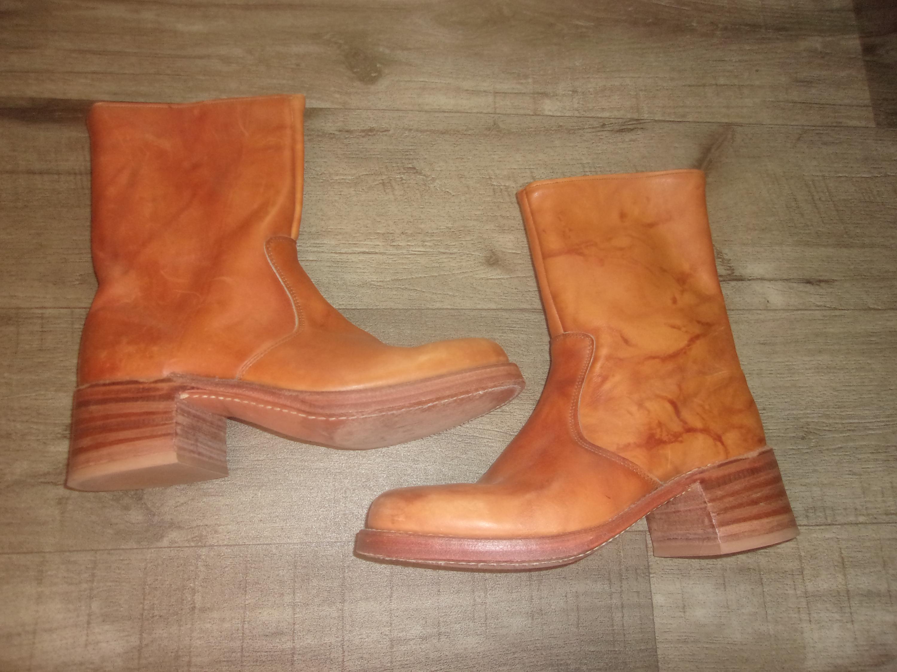 Vintage Frye BLACK LABEL DINGO Campus Boots Harness Motorcycle Boots ...