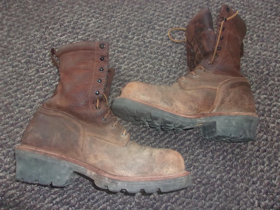 Red Wing LoggerMax Trashed Logger Boots GRUNGE BOOTS … - Gem