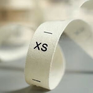 Custom Size Labels for Clothing, 500 Pcs Personalized Sewing Tags, 3/8 ...