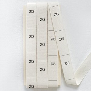 Custom Size Labels for Clothing, 500 Pcs Personalized Sewing Tags, 3/8 ...