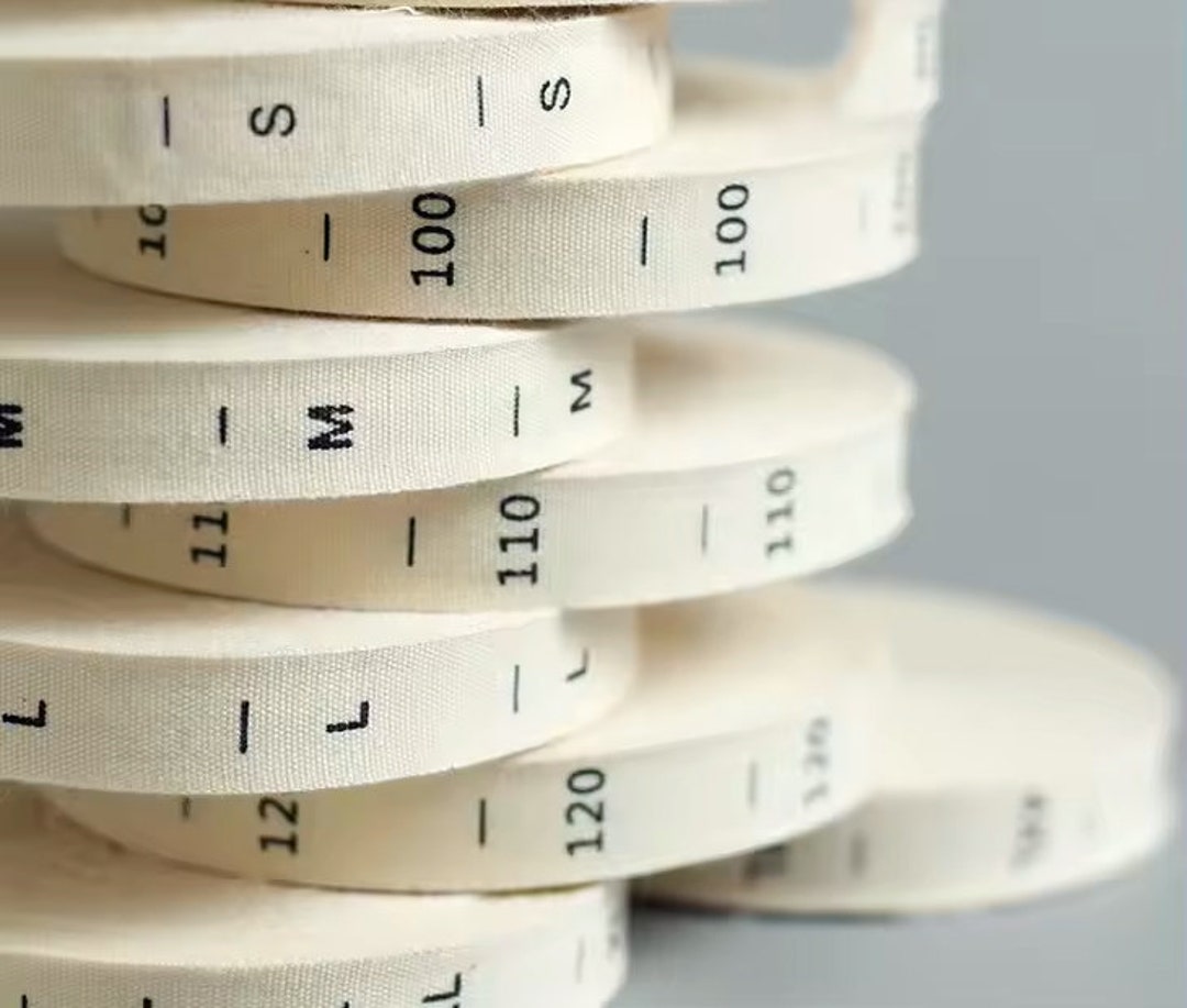 Custom Size Labels for Clothing, 500 Pcs Personalized Sewing Tags, 3/8 ...