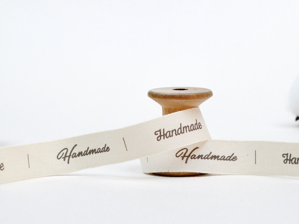 Printed Cotton Ribbon 100% Natural Tape in Various Prints - Etsy