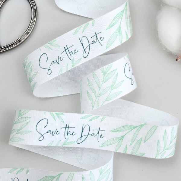 Ribbon Save the Date - Etsy