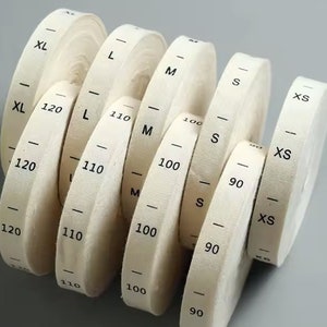 Custom Size Labels for Clothing, 500 Pcs Personalized Sewing Tags, 3/8 ...
