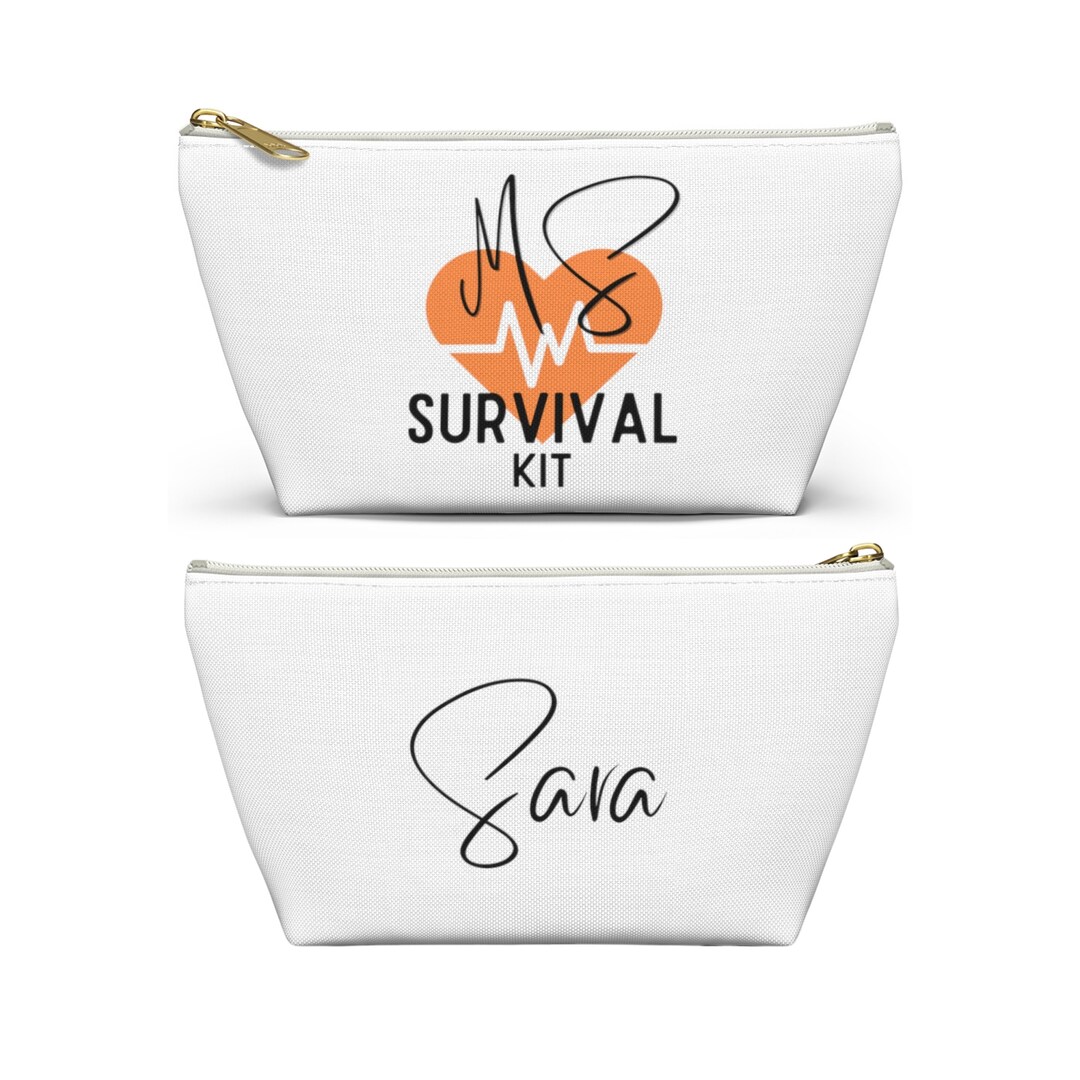 Multiple Sclerosis Survival Kit, Travel Bag Pouch, MS Gift, Awareness ...
