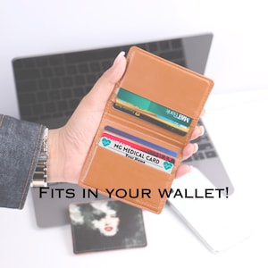 Myasthenia Gravis Emergency Medical ID Card Tag for Wallet, Myasthenia ...