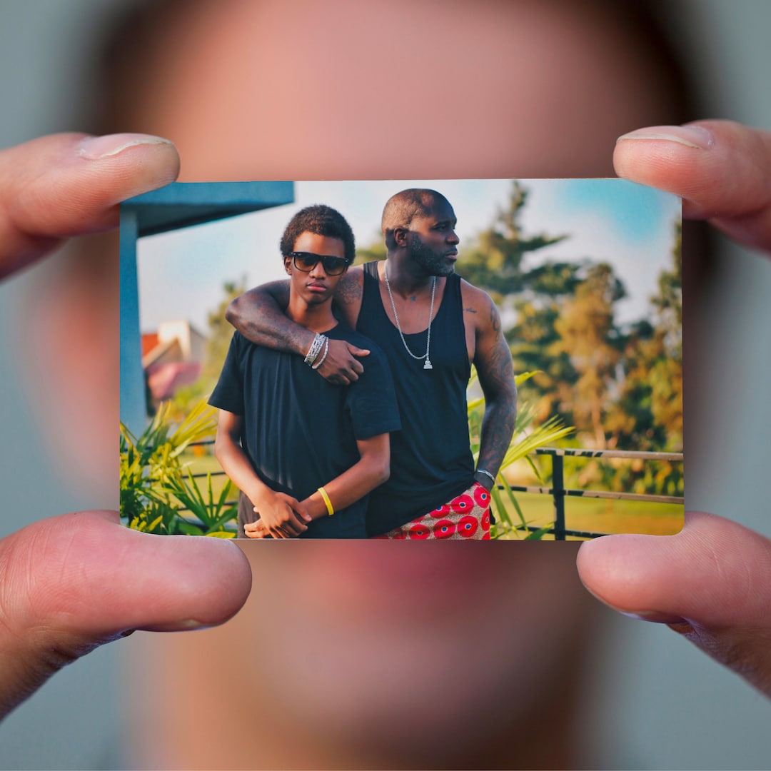 Photo Card for Wallet Insert Personalized Message for Dad, Fathers Days ...