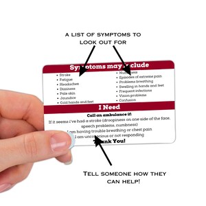 Sickle Cell Anemia Medical Alert Card, Sickle Cell Warrior, Sickle Cell ...