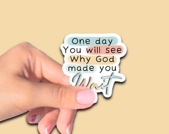 Jesus Loves You Christian Sticker, Religious Words of Encouragement, Encouraging Message ...