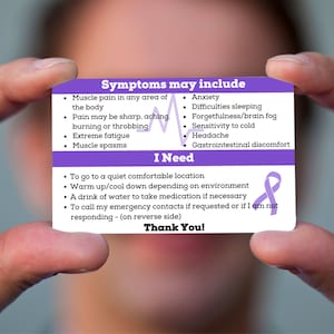 Fibromyalgia Medical Card, Fibromyalgia Awareness, Fibromyalgia Support ...