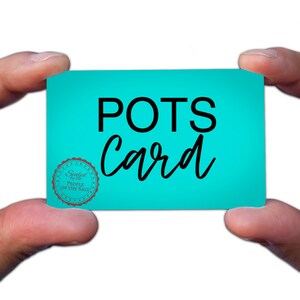 POTS Official Membership ID Card for Wallet, Postural Orthostatic ...