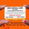 Adrenal Insufficiency Awareness, Medical ID Card for Wallet, Secondary ...