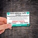 Pots Medical Card Package, Pots Syndrome, Pots Awareness Wallet Insert ...