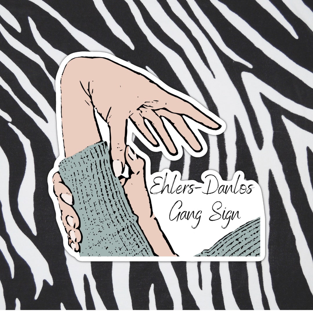 Eds Sticker, Ehlers Danlos Sticker, Ehlers Danlos Awareness, Ehler ...