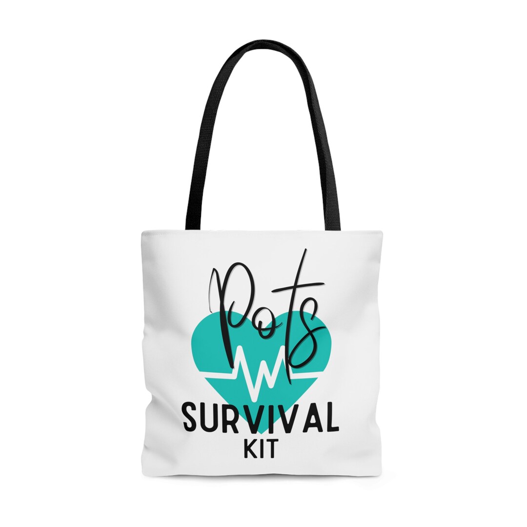Pots Survival Kit Tote Bag, Pots Awareness Travel Bag, Postural ...