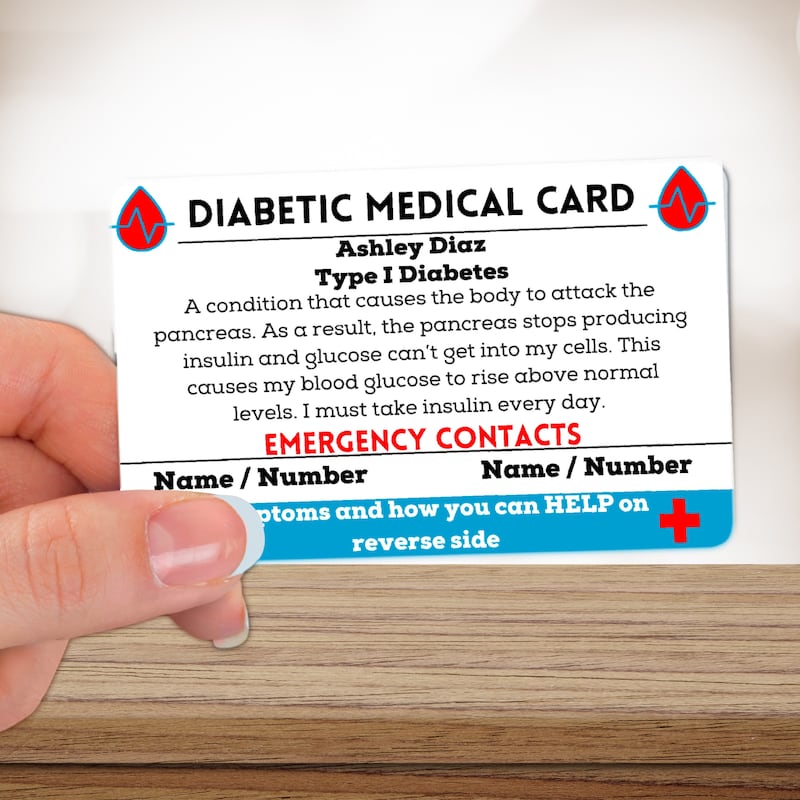 Diabetic Alert - Etsy