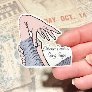 Eds Sticker, Ehlers Danlos Sticker, Ehlers Danlos Awareness, Ehler ...