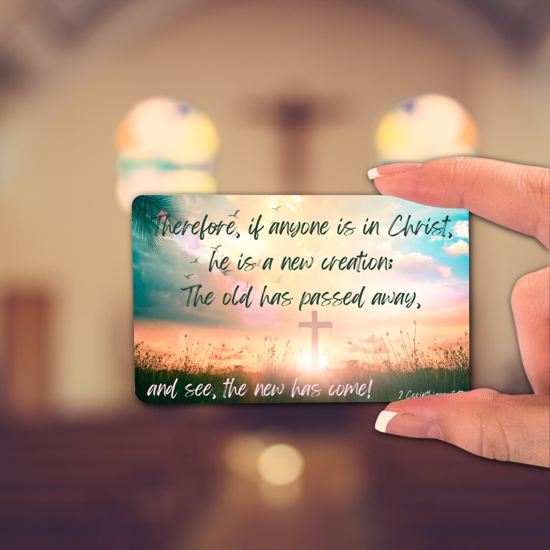 Christian Verse Personalized Baptism Gifts, Must Be Born Again Catholic ...