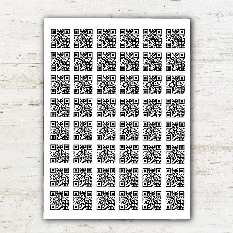 Waterproof, QR Code Stickers, Sticker Packs, QR Codes, QR Codes ...