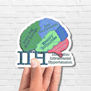 IIH Awareness, Iih Sticker, Iih Warrior, Iih Ribbon, Iih, Intracranial ...