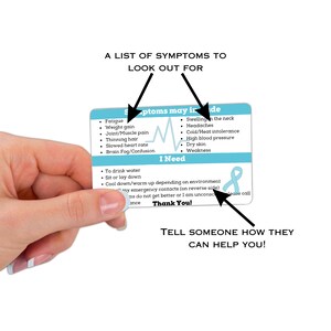 Hashimotos Disease, Hashimoto’s Emergency Medical Card Tag, Hashimoto’s ...