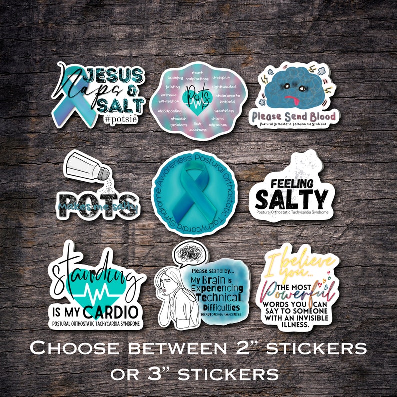 Pots Medical Card Package, Pots Syndrome, Pots Awareness Wallet Insert ...