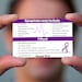 MCAS Mast Cell Activation Syndrome Medical Alert Card, Emergency ...