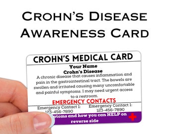 Pots Medical Card, Pots Syndrome Medical Card, Pots Awareness Wallet ...