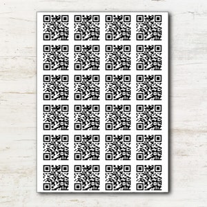 Waterproof, QR Code Stickers, Sticker Packs, QR Codes, QR Codes ...